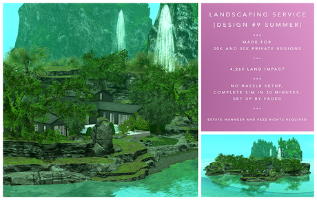Second Life Marketplace - [F] Landscape 9 - Coastal Cliffs - SUMMER